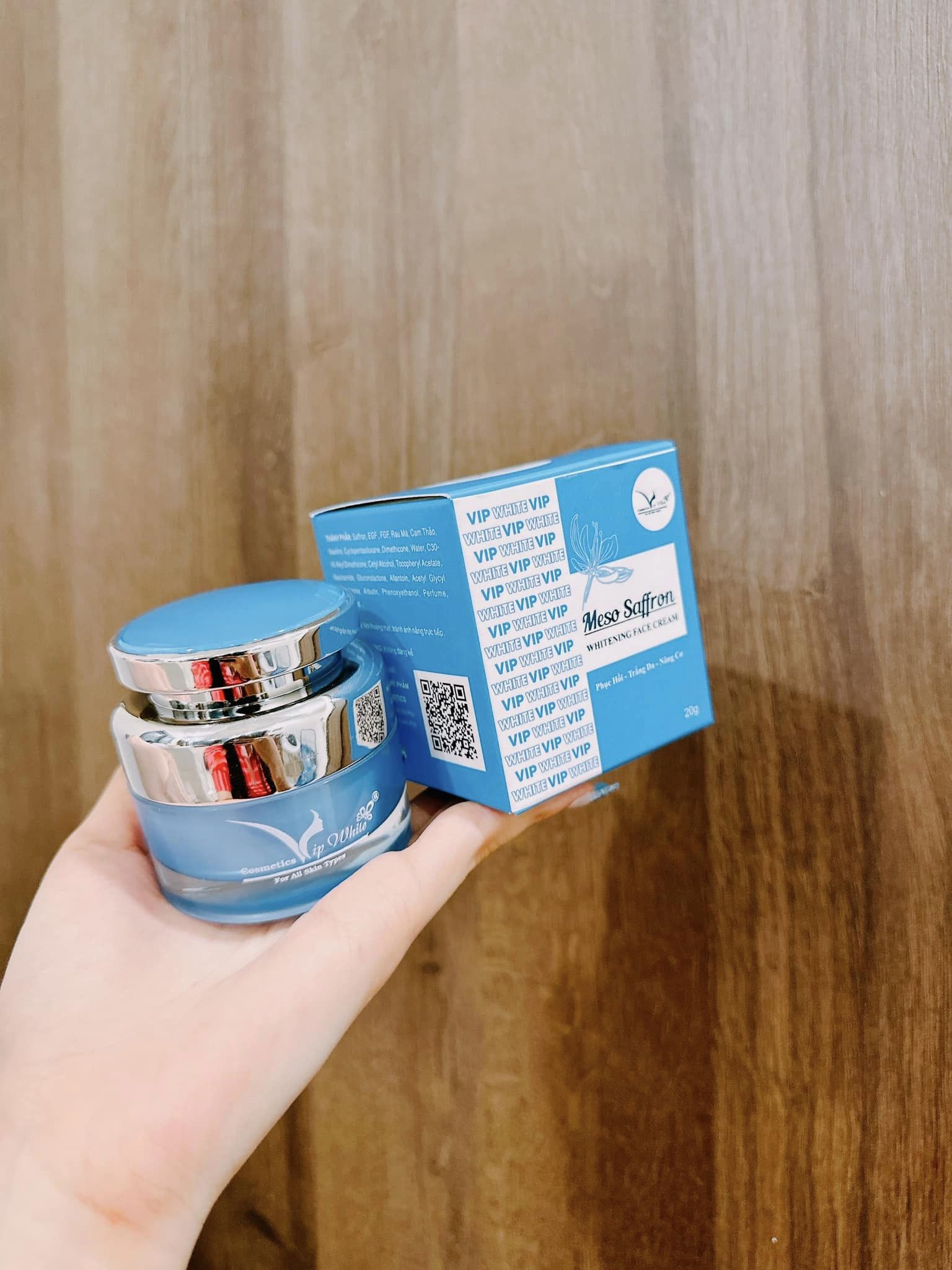 KEM DƯỠNG TRẮNG DA FACE MESO SAFFRON VIP WHITE