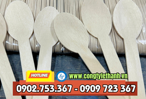 MUỖNG GỖ, THÌA GỖ DÙNG 1 LẦN GIÁ SỈ