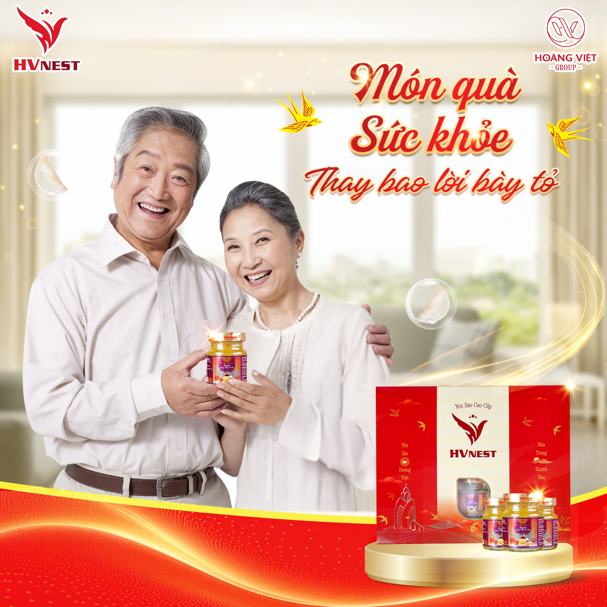 Món quà sức khỏe cho bố mẹ