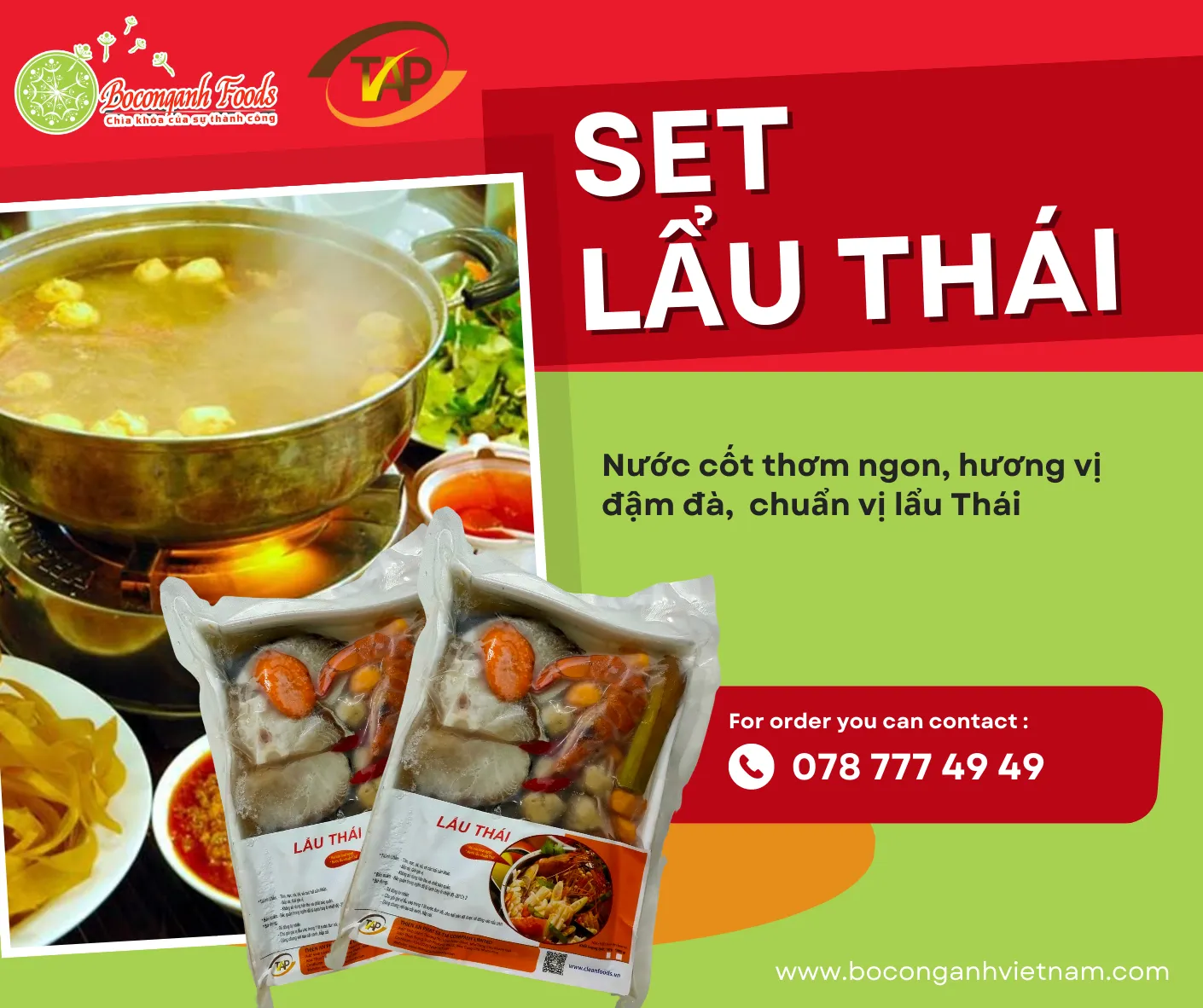 Mở tiệc thảnh thơi với set lẩu thái SIÊU NGON chuẩn vị chỉ vơi