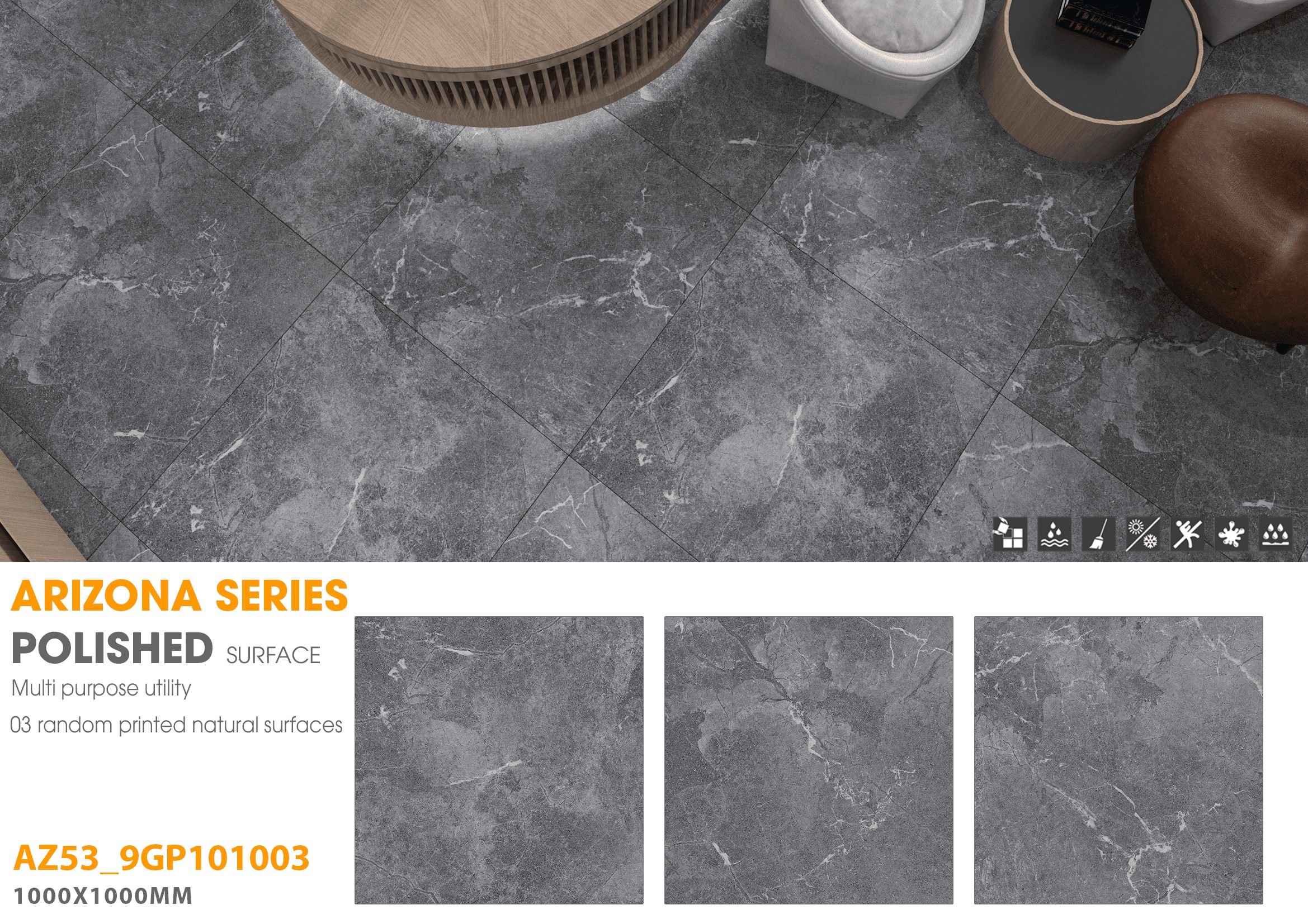 GẠCH KHỔ LỚN 1000x1000 AZ53-9GP101003