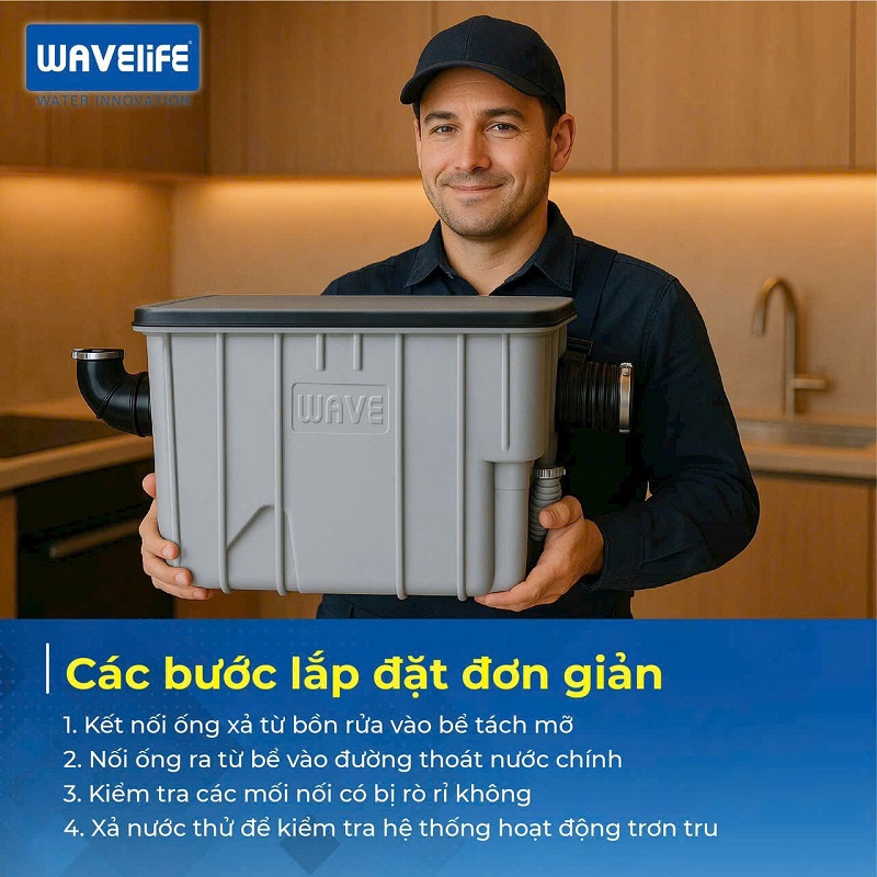 Bể tách dầu mỡ Wavekit – Giải pháp tối ưu nhập khẩu Thái Lan