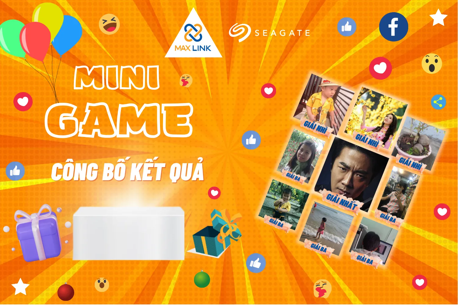 MaxLink công bố kết quả Mini Game “Vui Hè Cùng Seagate”