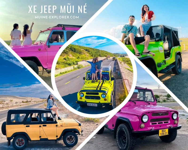 DU LỊCH MŨI NÉ TRONG NGÀY VỚI TOUR XE JEEP BÀU TRẮNG, ĐỒI CÁT BAY
