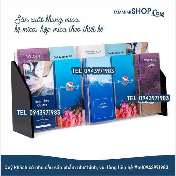 Thùng tips box mica đen