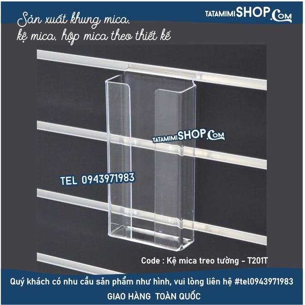 Thùng tips box mica đen