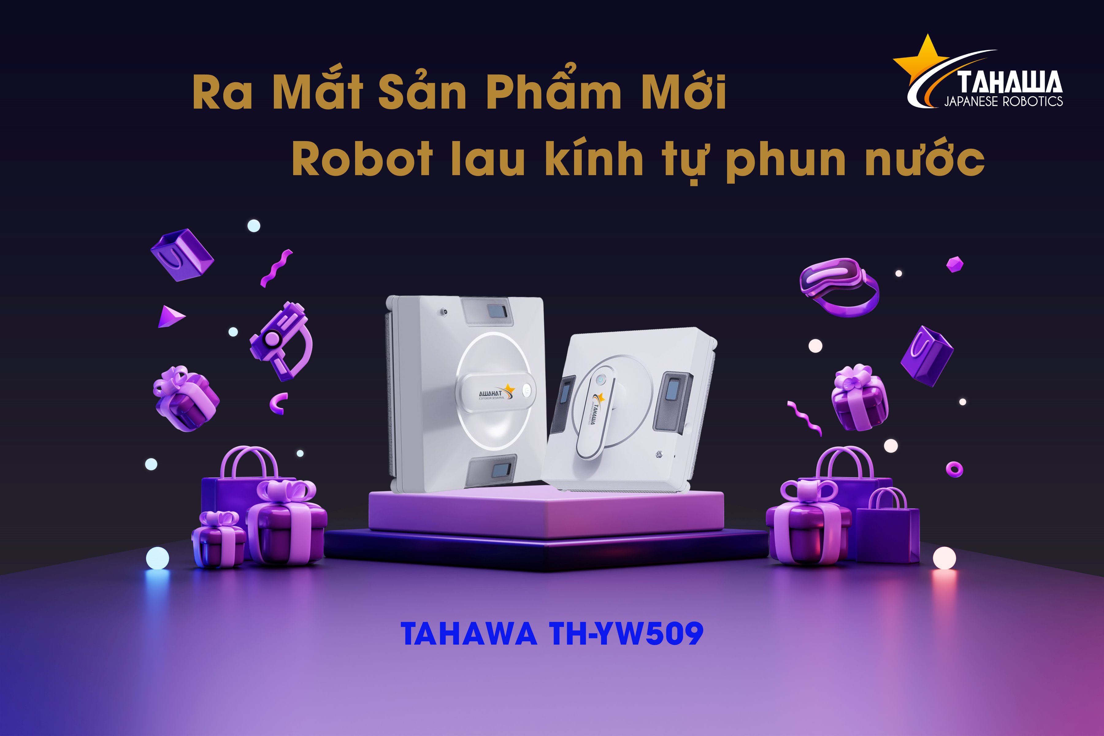 Tahawa Nhật Bản Ra Mắt Dòng Sản Phẩm Robot Lau Kính Thế Hệ Mới Tự Phun ...