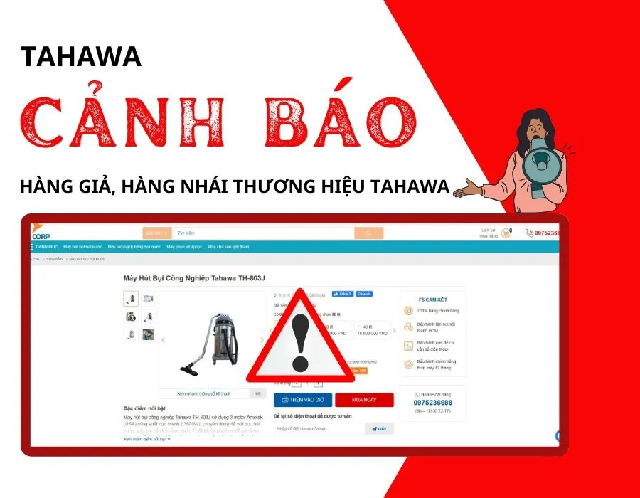 Cảnh Báo: Hàng Nhái Kém Chất Lượng Giả Mạo Thương Hiệu Tahawa