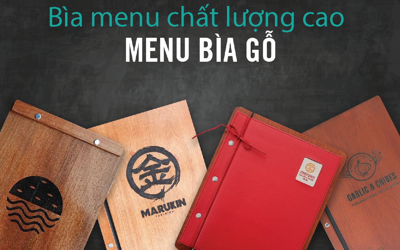Mẫu bìa menu đẹp