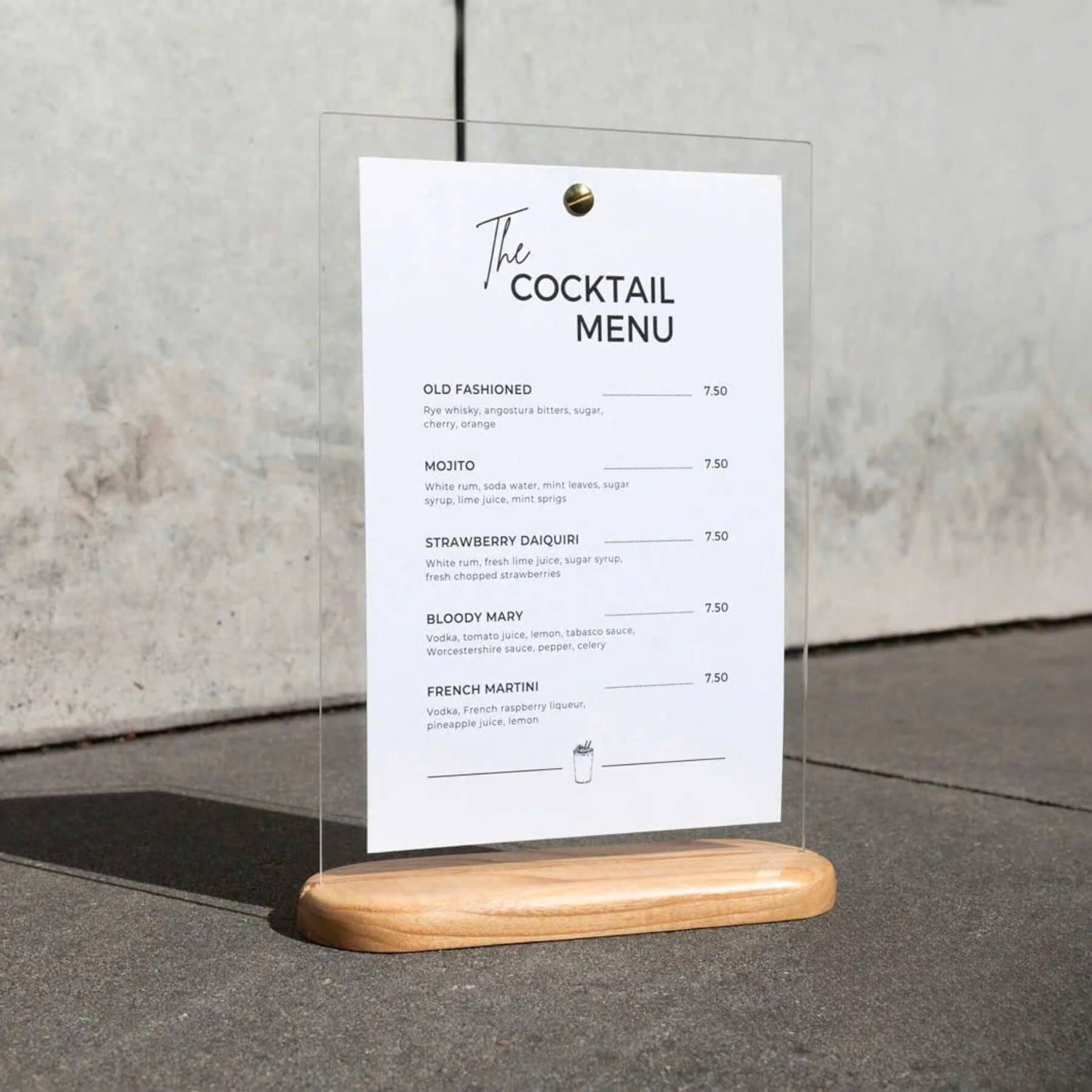 Kệ Menu Mica A4 Đẹp, Bền, Giao Hàng Nhanh Toàn Quốc