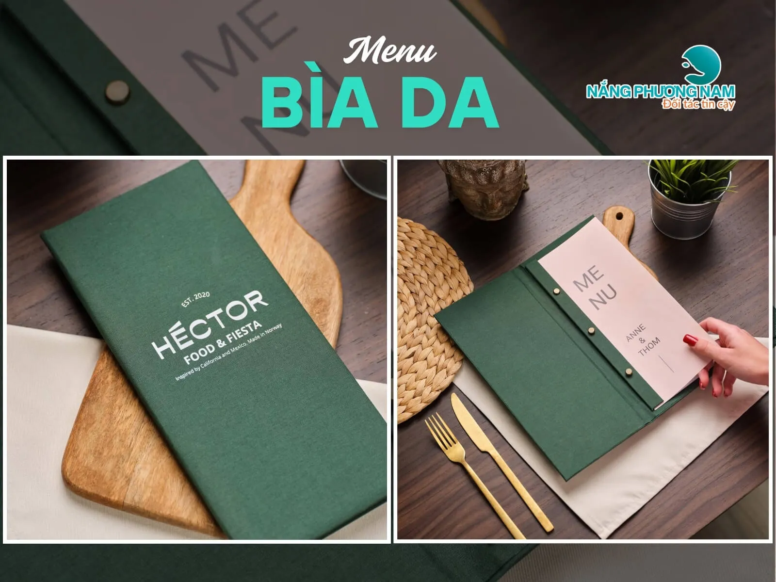 Tổng hợp các loại bìa menu, Ưu, nhược điểm và cách chọn menu phù hợp.