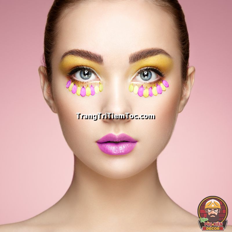 Tranh trang trí tiệm makeup đẹp