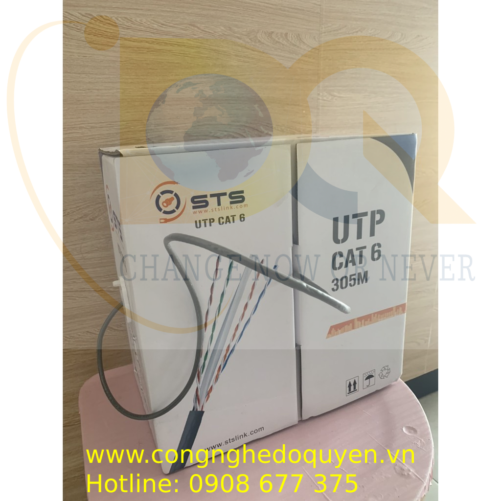 Dây cáp mạng STS UTP CAT6M305IA, cáp mạng hàng chính hãng Đỗ Quyên