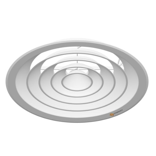 CỬA GIÓ KHUẾCH TÁN TRÒN D600 KÈM VAN OBD(Louver Face)