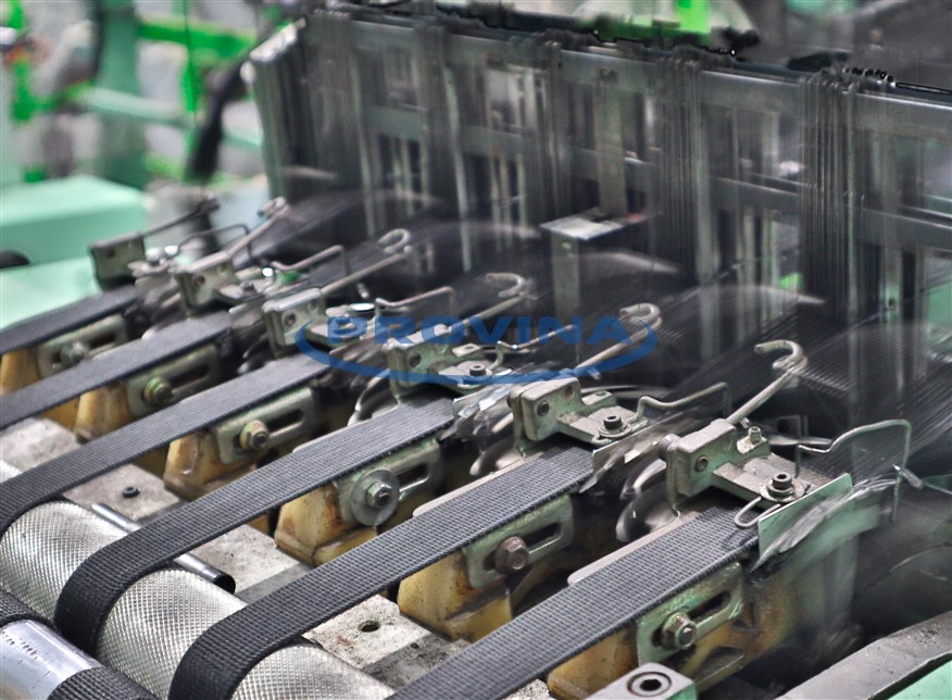 Chi tiết Quy trình dệt dây đai tại Provina