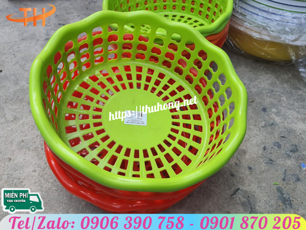 Phân phối sỉ rẻ rổ nhựa tròn đủ loại tại TPHCM