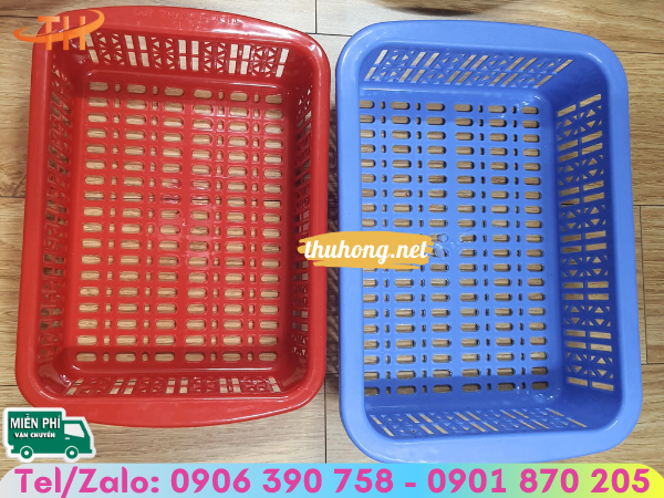 Phân Phối Rổ Nhựa Tròn, Rổ Nhựa Chữ Nhật Đồ Gia Dụng Giá Rẻ