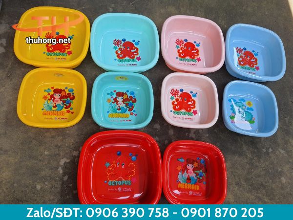 Bỏ Sỉ Thau Rổ Nhựa Nhiều Mẫu Mã Cho Đại Lý