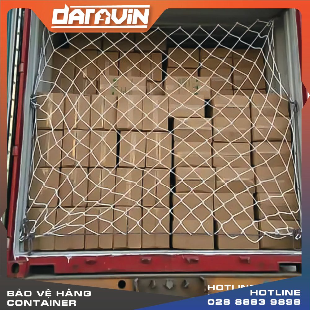 CONTAINER SAFETY NET WITH MESH 15X15CM