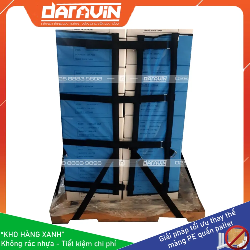 Lưới quấn pallet có ràng chân