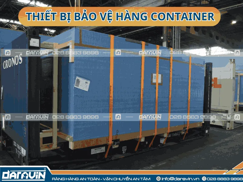 Giải pháp bảo vệ hàng hóa container tránh bị đổ khi vận chuyển và xuất khẩu