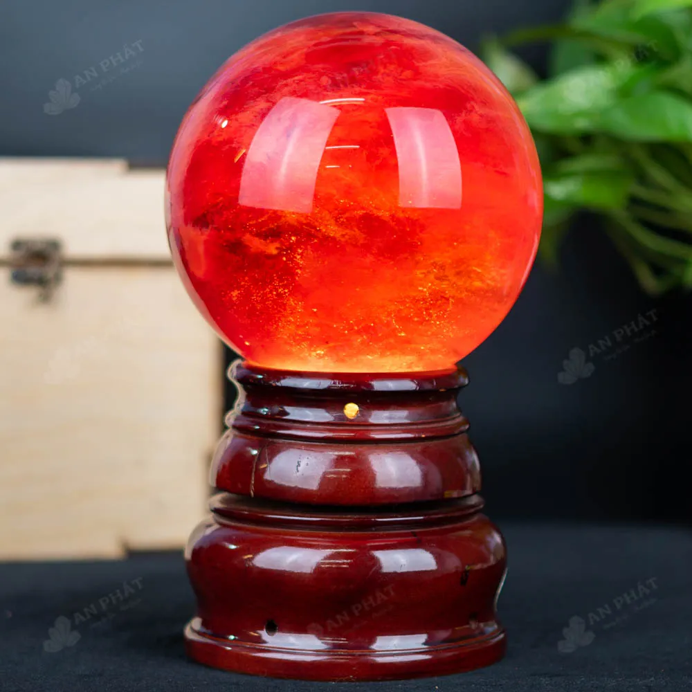 Quả Cầu Đá Núi Lửa Đỏ - 4,57 Kg - M2157457