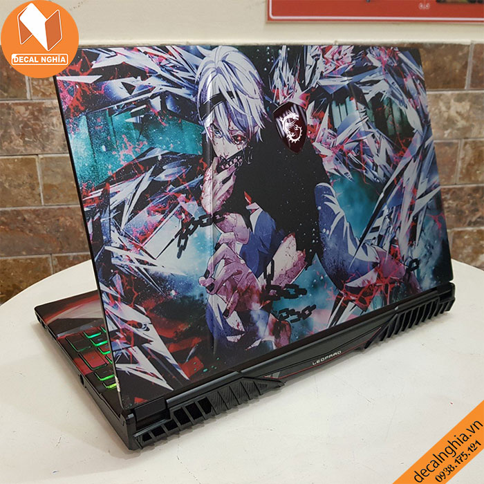 Aluminum skin dán laptop MSI GL65