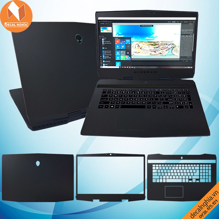 Aluminum dán Laptop Alienware M17