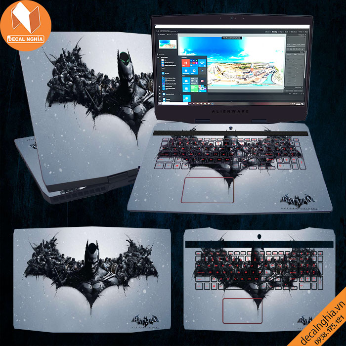 Aluminum Skin dán Laptop Alienware M17