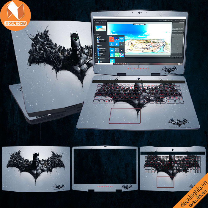 Aluminum Skin dán Laptop Alienware M17