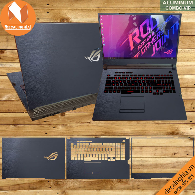 Aluminum dán laptop Asus ROG Strix G731G