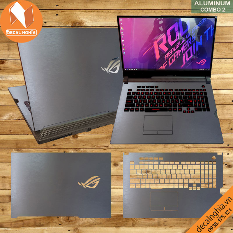 Aluminum dán laptop Asus ROG Strix G731G