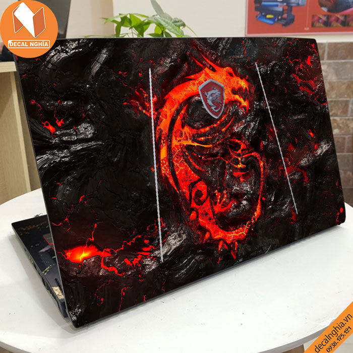 Aluminum skin dán laptop MSI GE75 Raider