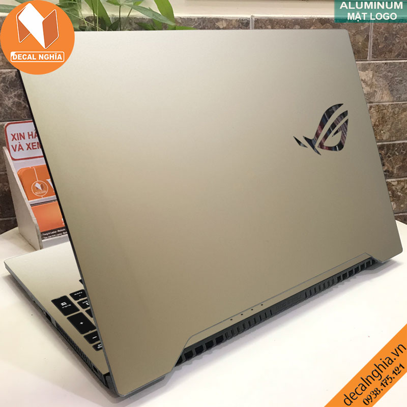 Aluminum dán laptop Asus Rog Strix Scar II GL504G