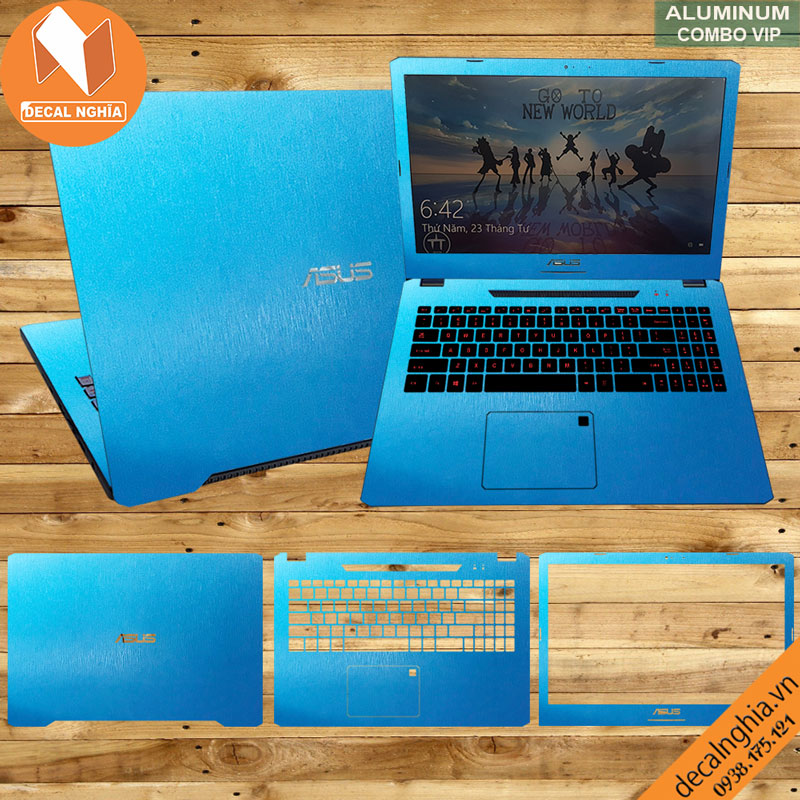 Aluminum dán laptop Asus D570D