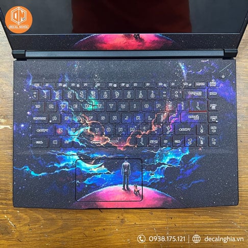 Dán bàn phím laptop ĐẸP - ĐỘC - LẠ chắc chắn bạn chưa thấy ở đâu
