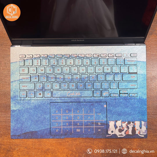 Dán bàn phím laptop ĐẸP - ĐỘC - LẠ chắc chắn bạn chưa thấy ở đâu