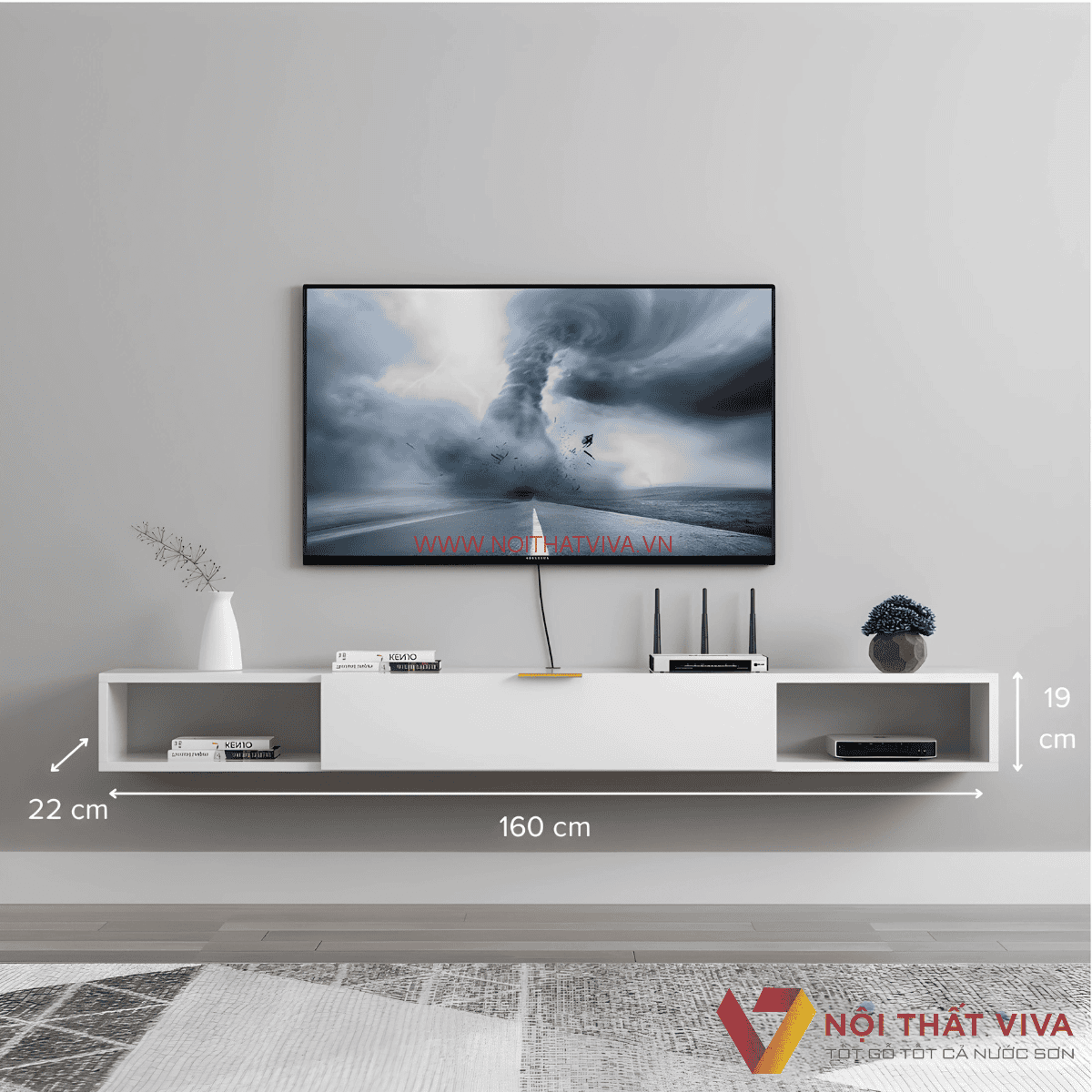 155+ Mẫu Kệ Tivi Treo Tường Hiện Đại, Đẹp | Giá Tốt 05/2026 Trả Góp 0%