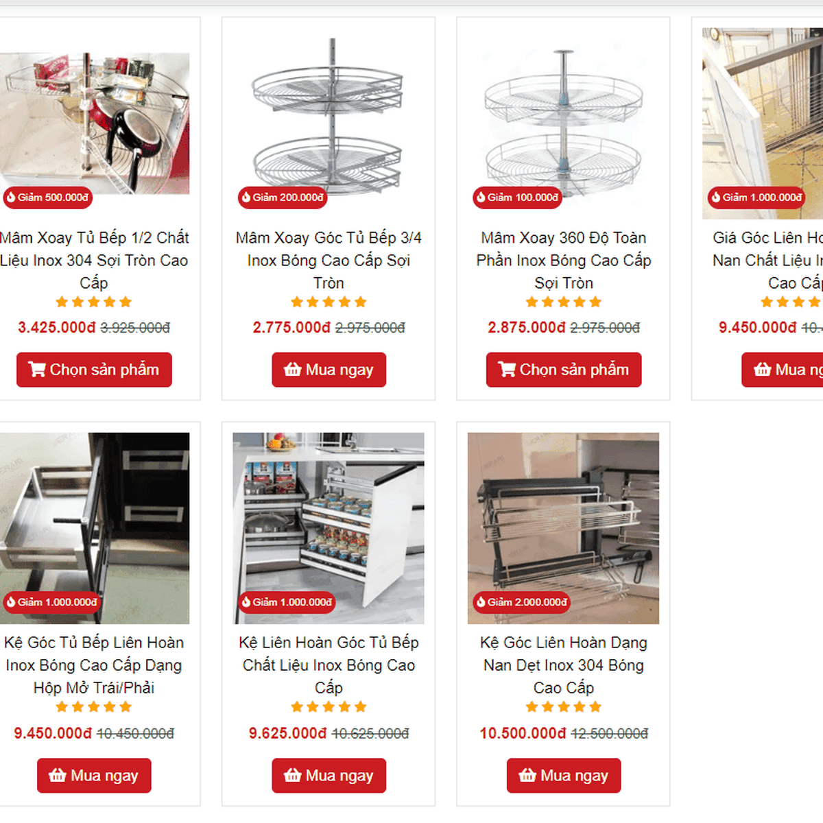 Tổng hợp 3 loại mâm xoay góc tủ bếp thịnh hành - Kích Thước và Báo Giá