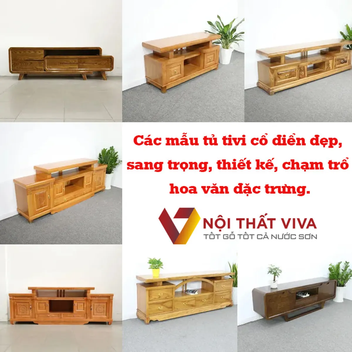 30+ Tủ Tivi Gỗ Phòng Khách Đẹp Hiện Đại | Giá Tốt 10/2025, Trả Góp 0%