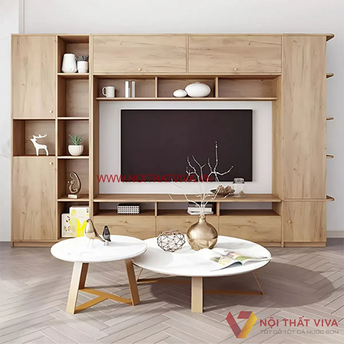 30+ Tủ Tivi Gỗ Phòng Khách Đẹp Hiện Đại | Giá Tốt 10/2025, Trả Góp 0%