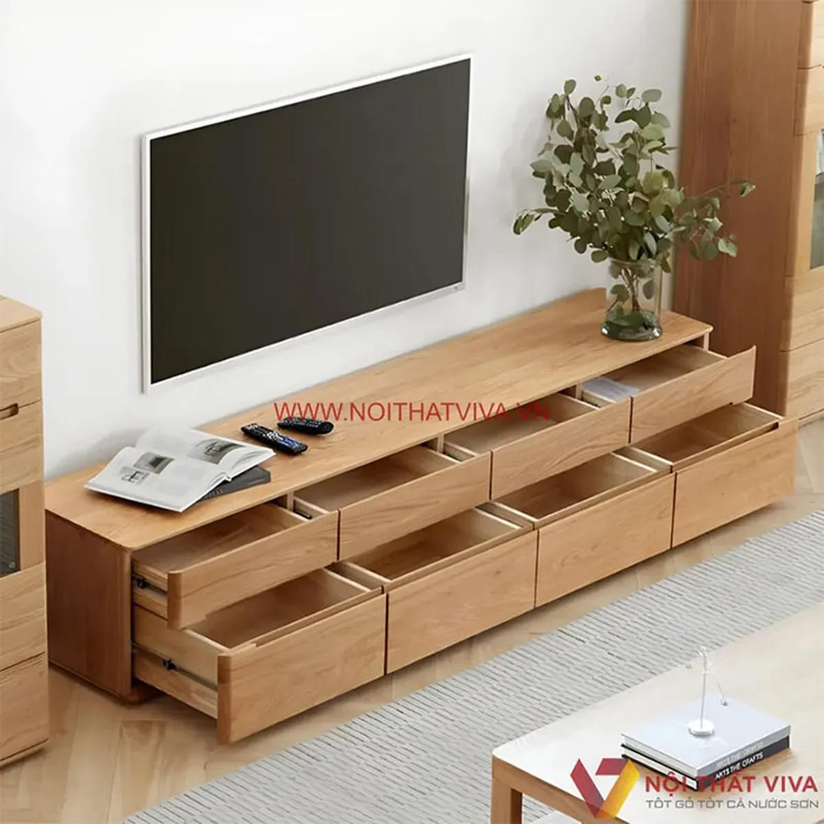 30+ Tủ Tivi Gỗ Phòng Khách Đẹp Hiện Đại | Giá Tốt 10/2025, Trả Góp 0%