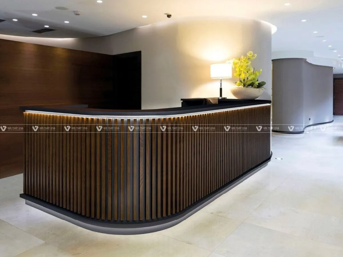 Checklist tiêu chí thiết kế quầy lễ tân văn phòng đẹp và sang
