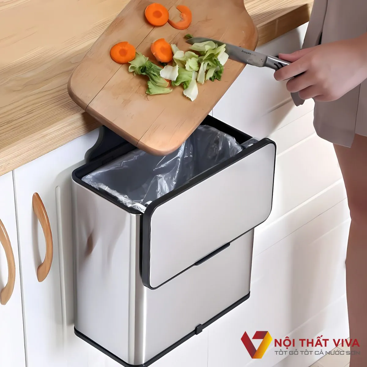Làm Sao Để Chọn Đúng Thùng Rác Kẹp Tủ Bếp Bền Đẹp, Tiện Lợi, Giá Rẻ?
