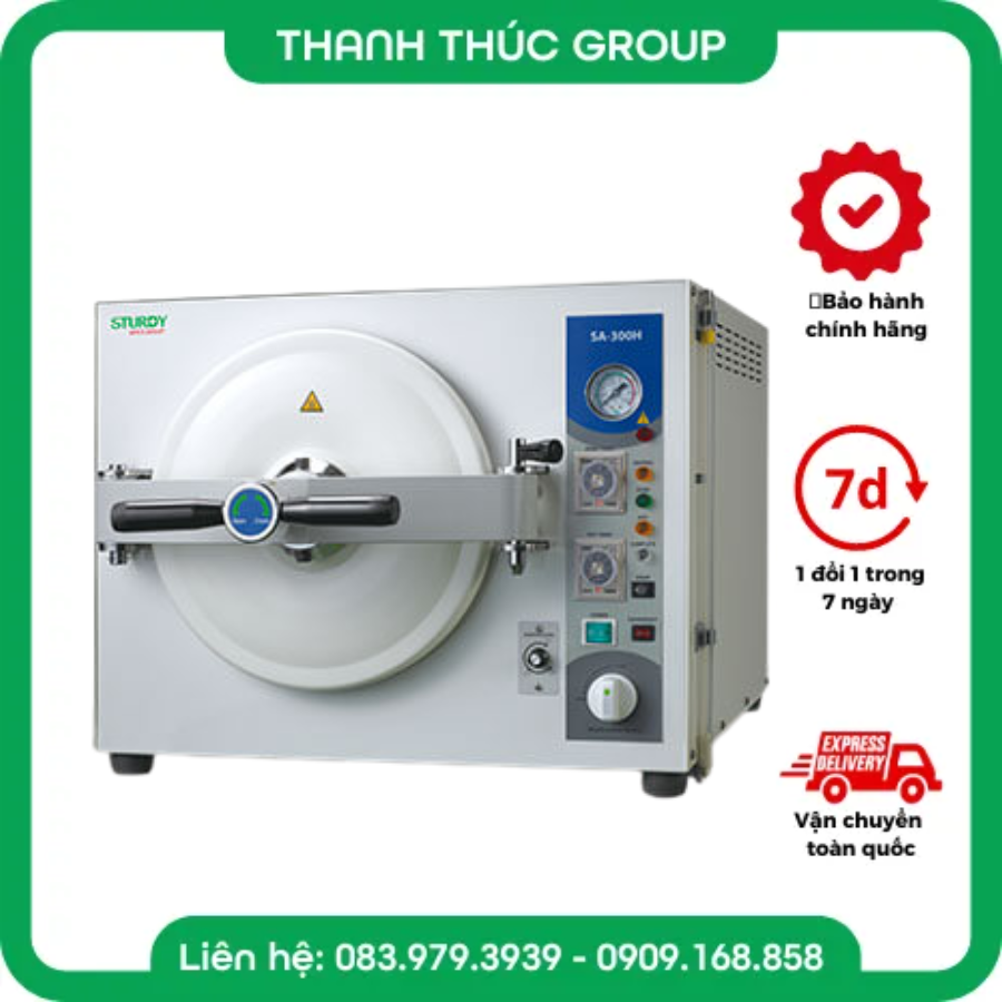 Nồi hấp tiệt trùng Sturdy SA-300H – 40 Lít