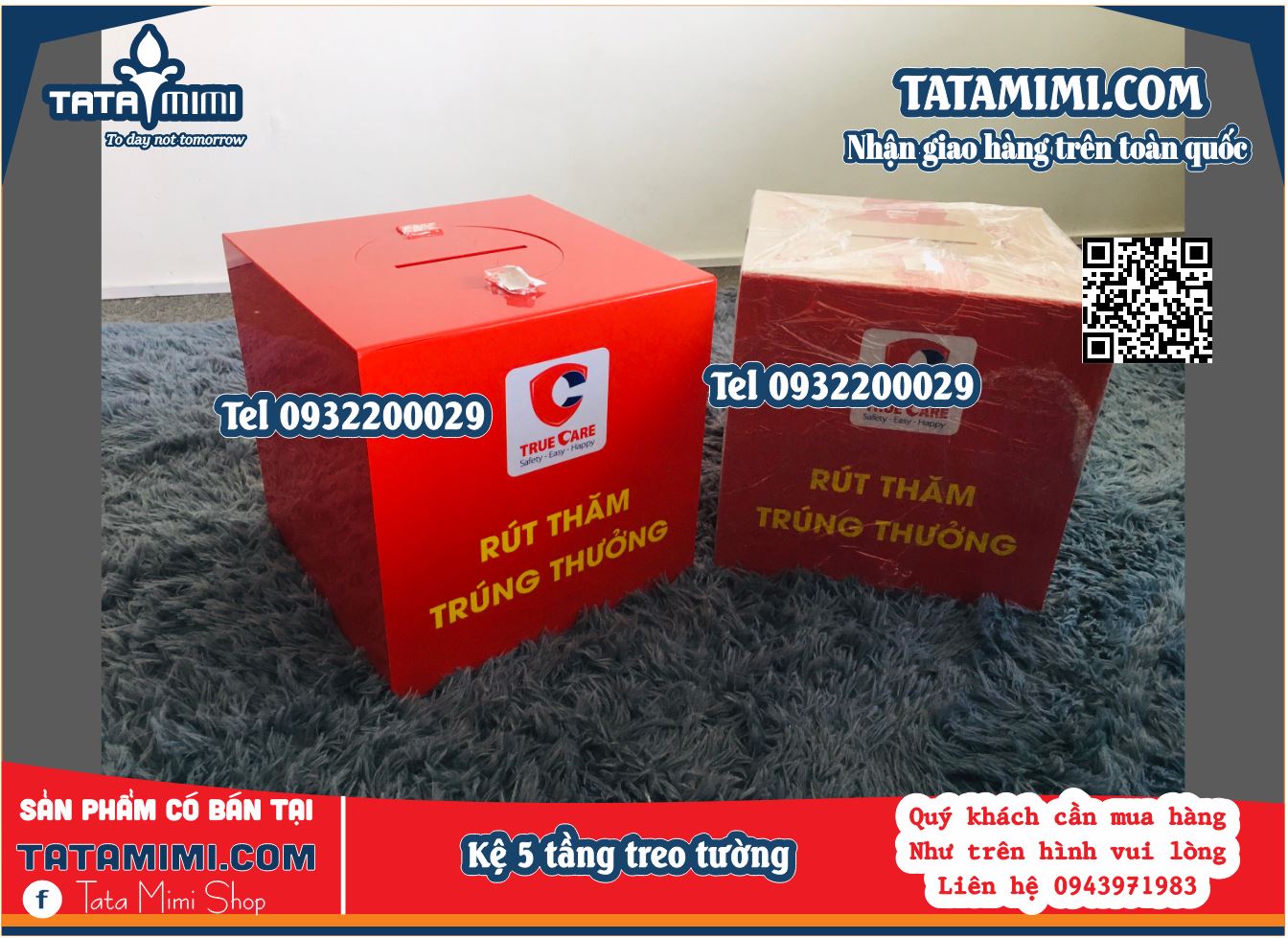 Hộp Mica Bốc Thăm Trúng Thưởng