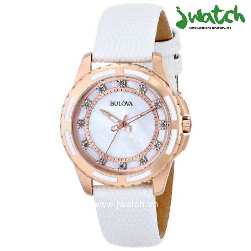 ĐỒNG HỒ BULOVA NỮ 98P119 DÂY DA