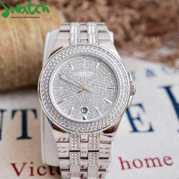 ĐỒNG HỒ NAM BULOVA QUARTZ 96B235 DÂY KIM LOẠI