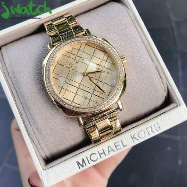 ĐỒNG HỒ NỮ MICHAEL KORS QUARTZ MK3989 DÂY KIM LOẠI