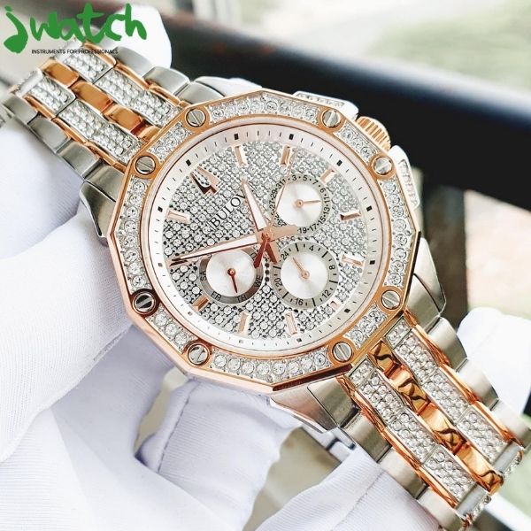 ĐỒNG HỒ NAM BULOVA QUARTZ 98C133 DÂY KIM LOẠI